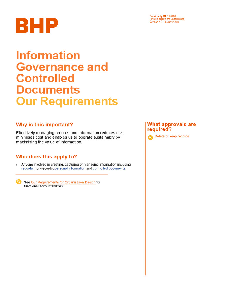 Are Work Instructions Controlled Documents