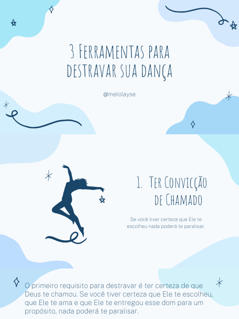 3 Ferramentas para Destravar Na Dança - Layse Melo | PDF