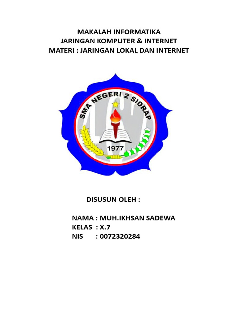 Makalah Informatika Jki.x7 | PDF