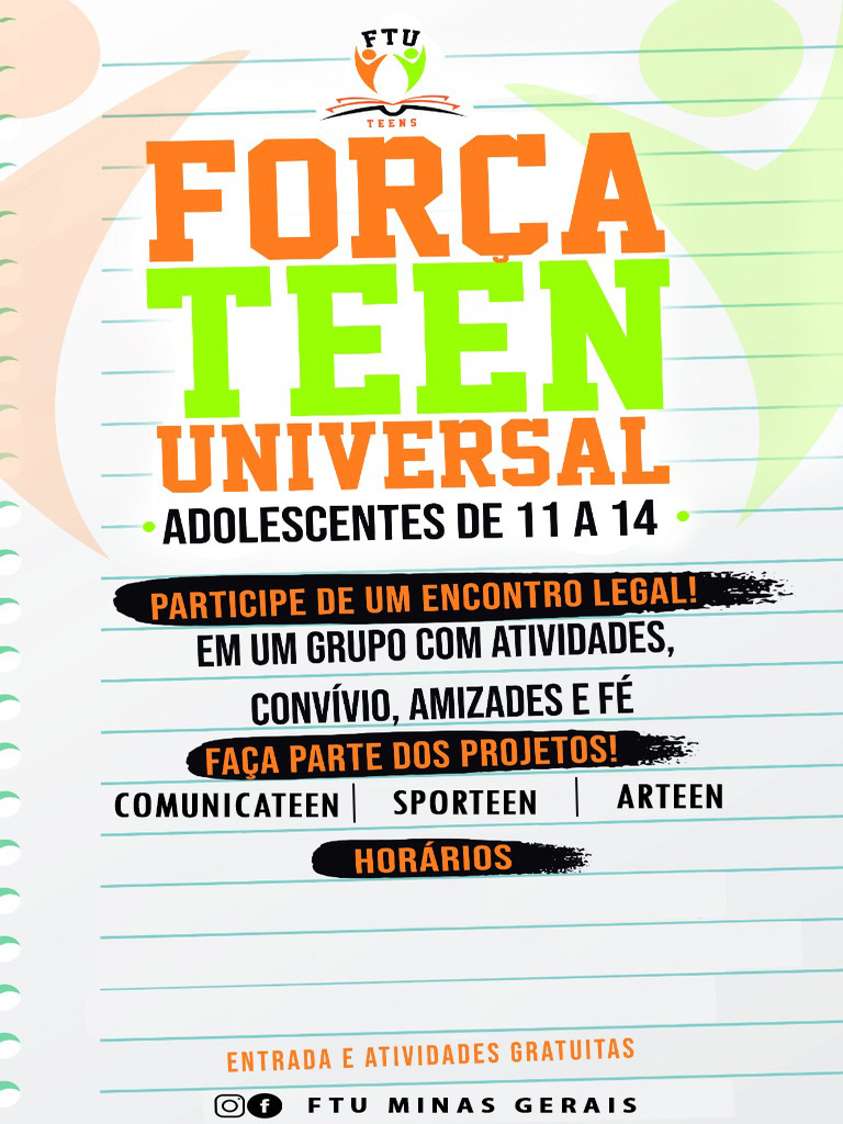 Convite FTU Sem Horarios para Editar | PDF