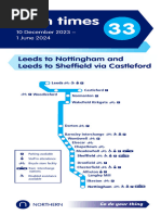 Great Northern Route Map | PDF | Rail Transport | Public Transport