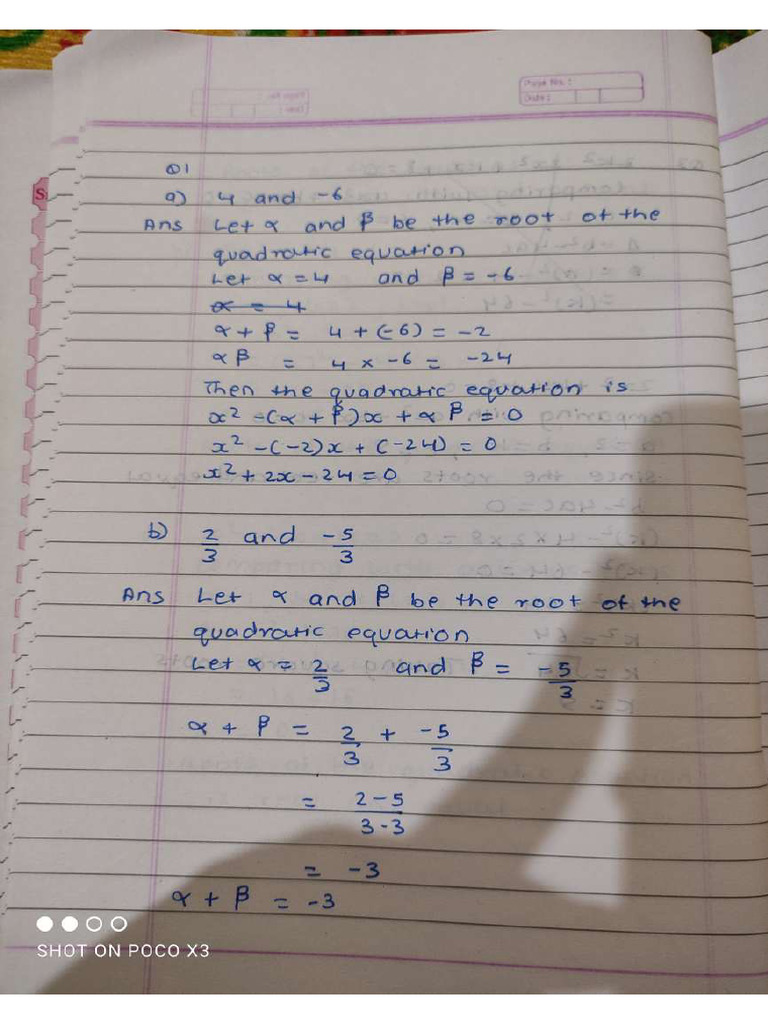 Algebra Assignment 6 Ariv | PDF