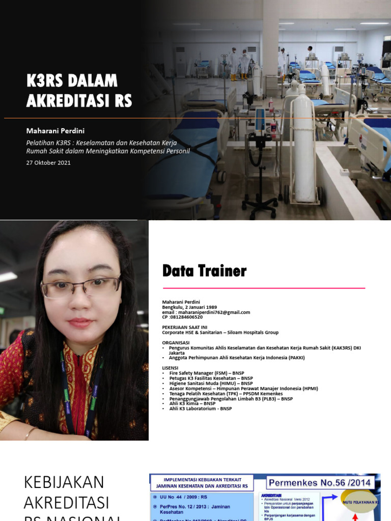 Maharani Perdini - Materi K3 Dalam Akreditasi | PDF