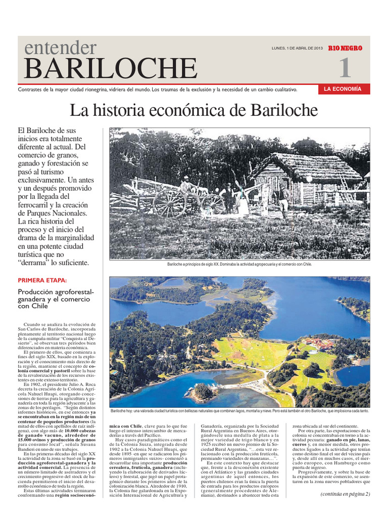 Entender Bariloche Por Diario Río Negro | PDF | Turismo | Pobreza