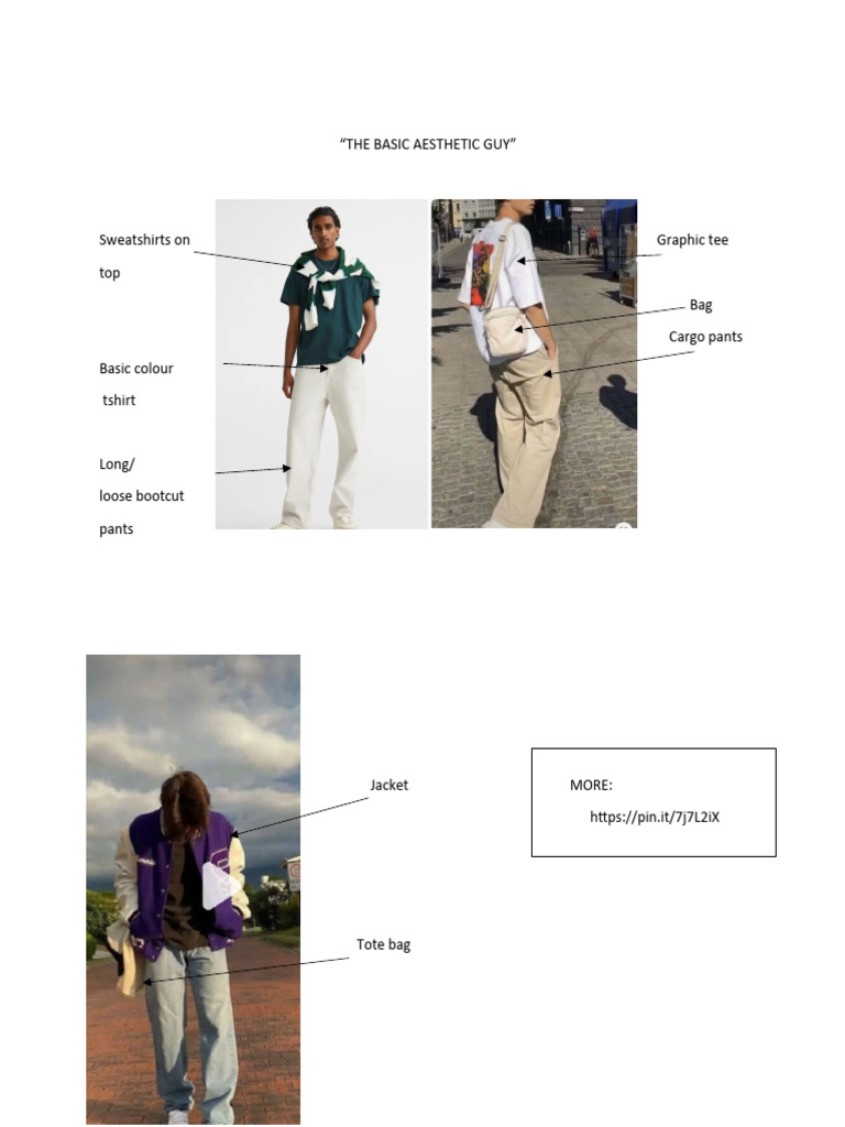 Men's Style Guide: Aesthetic Looks | PDF