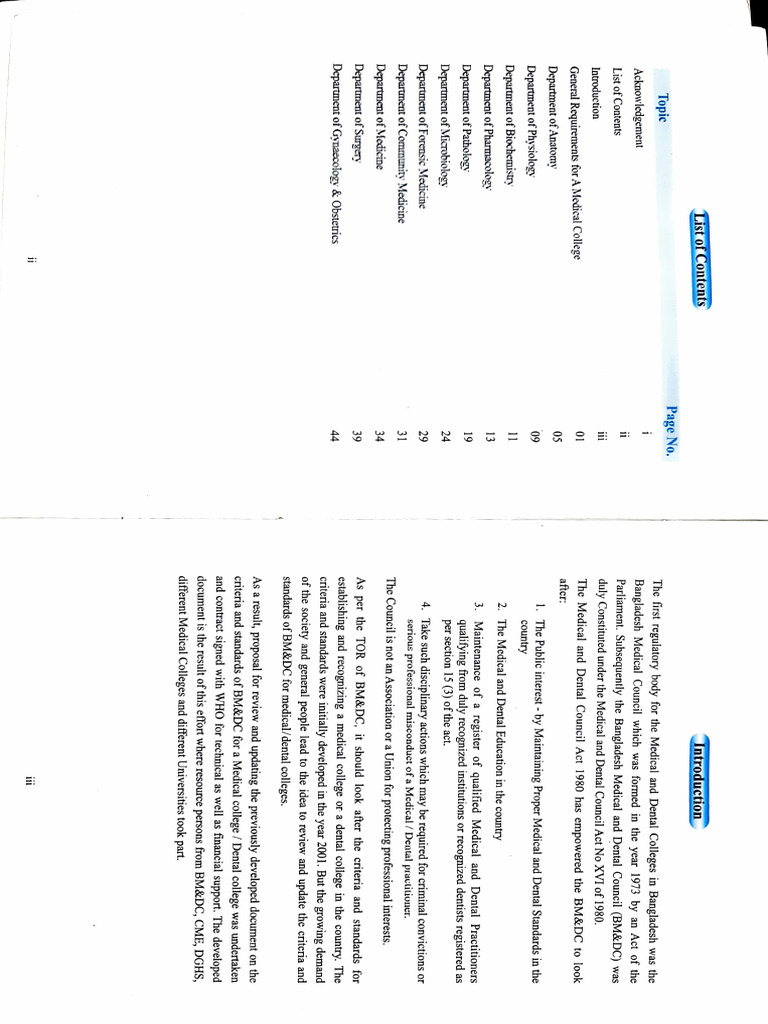 Criteria and Standard BMDC - 220823 - 142316 | PDF