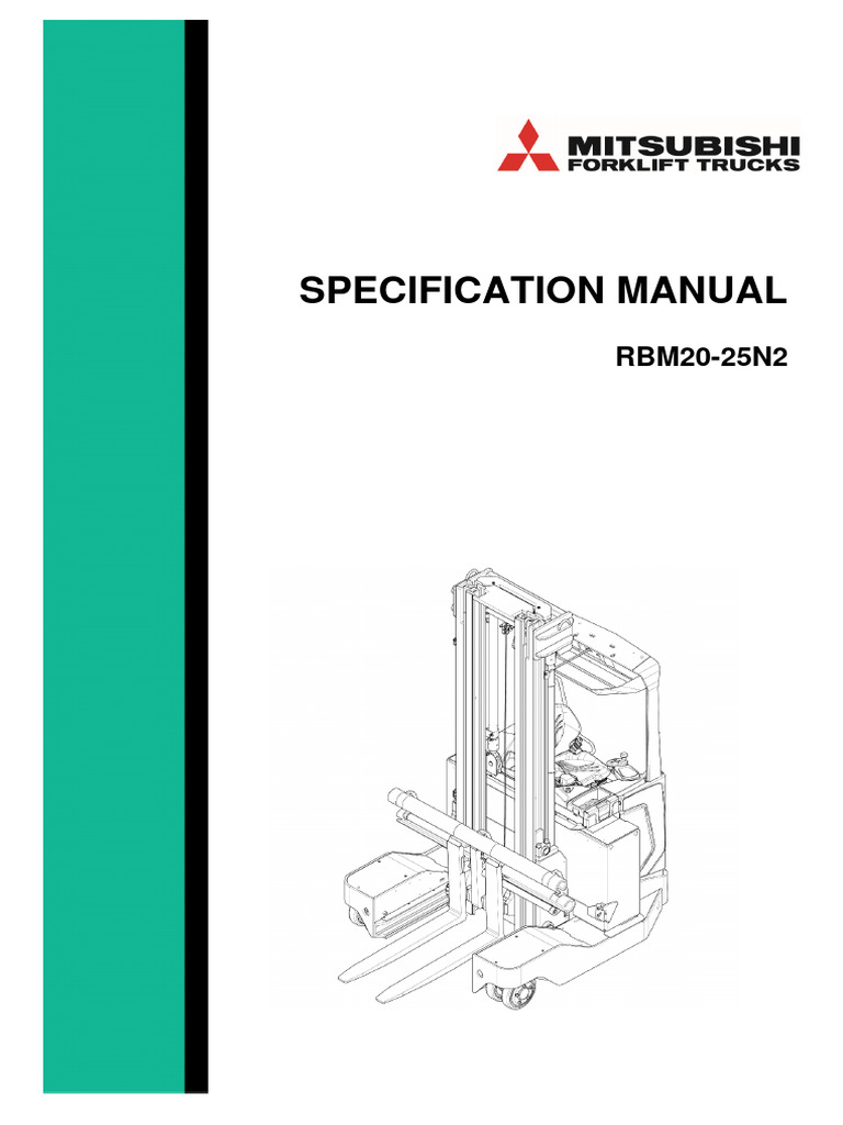 MIT RBM N2 Specification Manual Va EN | PDF | Forklift | Truck
