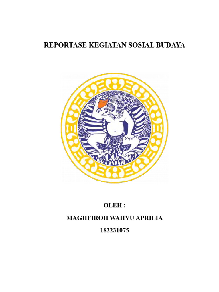 Reportase Kegiatan Sosial Budaya | PDF