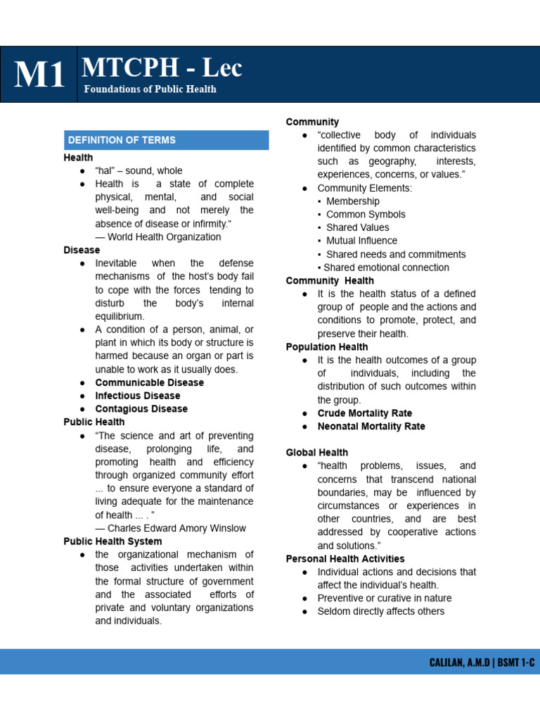 CPH Lec Midterms | PDF | Epidemiology | Cohort Study