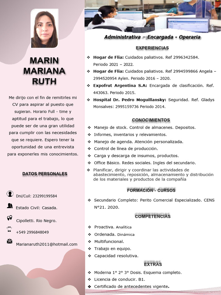 CV Marin Mariana | PDF