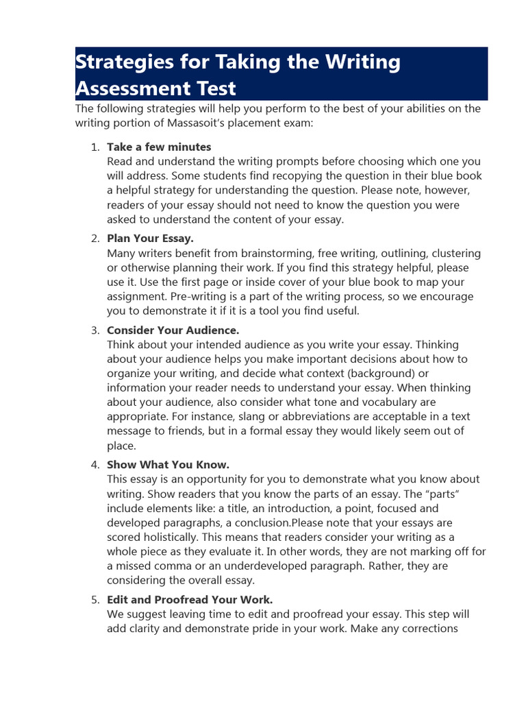 How To Ace The Writing | PDF | Essays | Communication