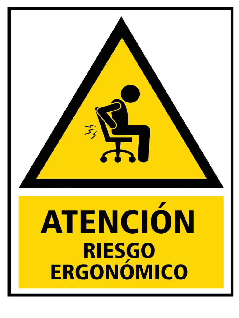 Señaletica Riesgo Ergonomico | PDF