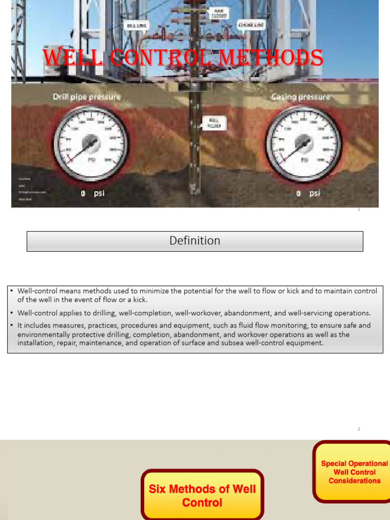 Well Control Methods | Download Free PDF | Casing (Borehole) | Chemical ...