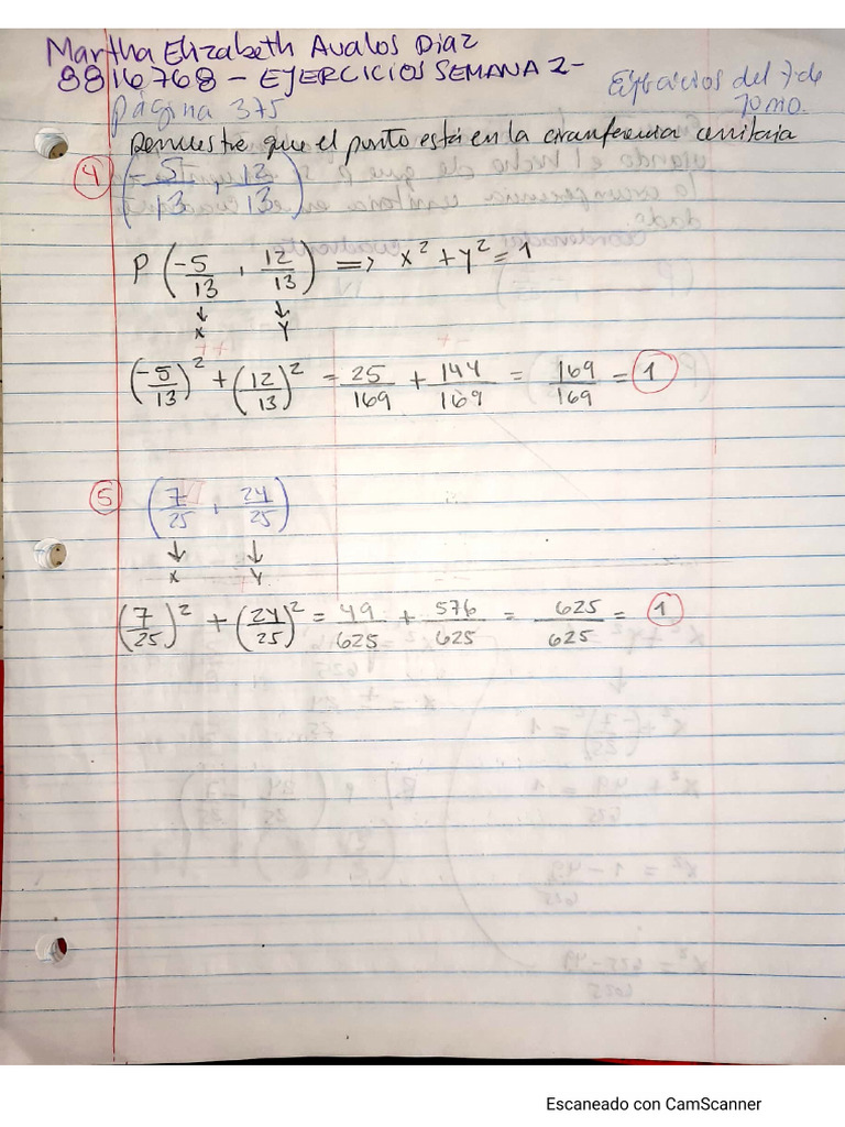 Ejercicio - Segunda - Semana - de - Escuela - de - Vacaciones - de Mate3 - Martha - Elizabeth | PDF