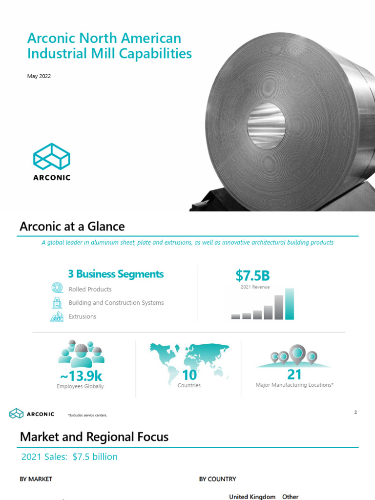 Arconic Industrial Mill Capabilities - May 2022 | Download Free PDF | Sheet Metal | Secondary ...