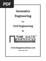 GATE 2026 Geomatics Engineering Guide | PDF | Surveying | Triangle