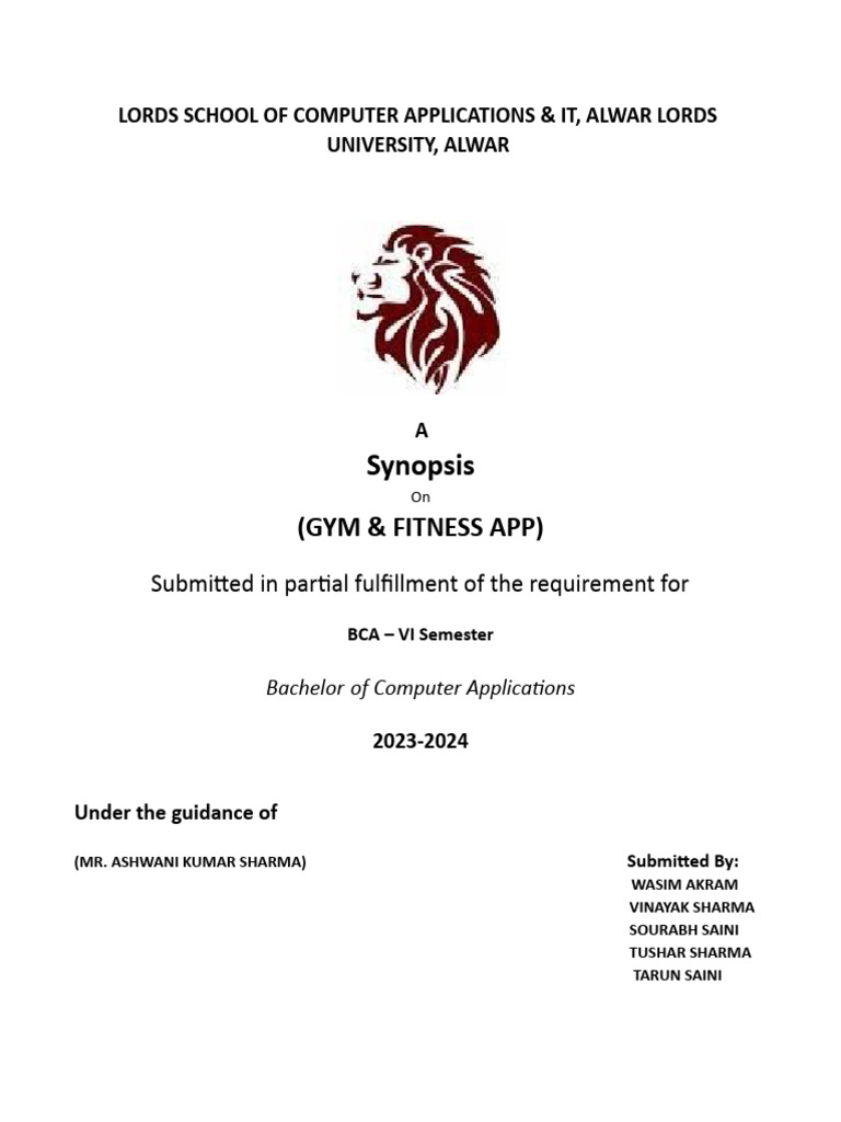 Synopsis s-1 | PDF | Mobile App | Databases