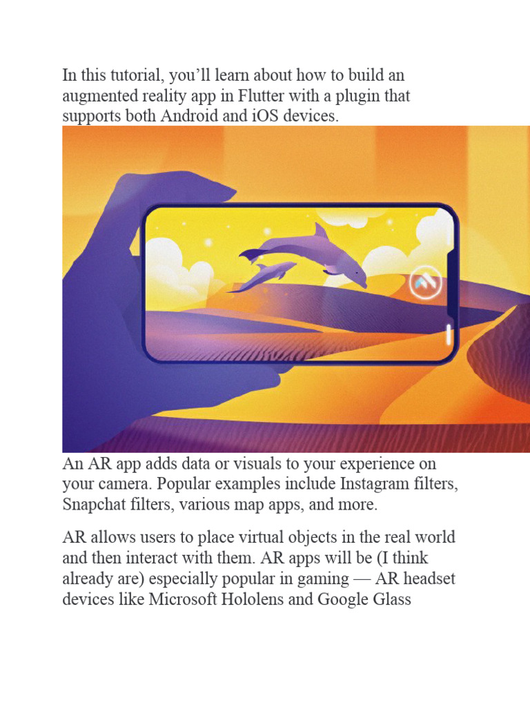 Augmented Reality | PDF | Augmented Reality | Ios