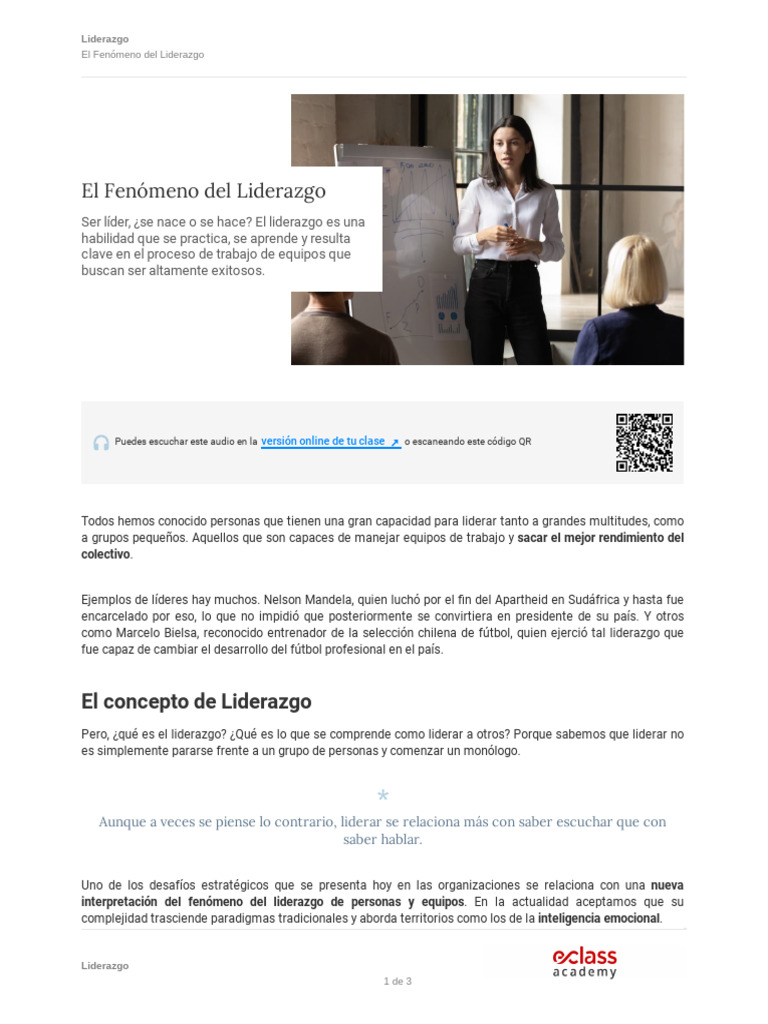 Liderazgo El Fenomeno Del Liderazgo | Descargar gratis PDF | Liderazgo