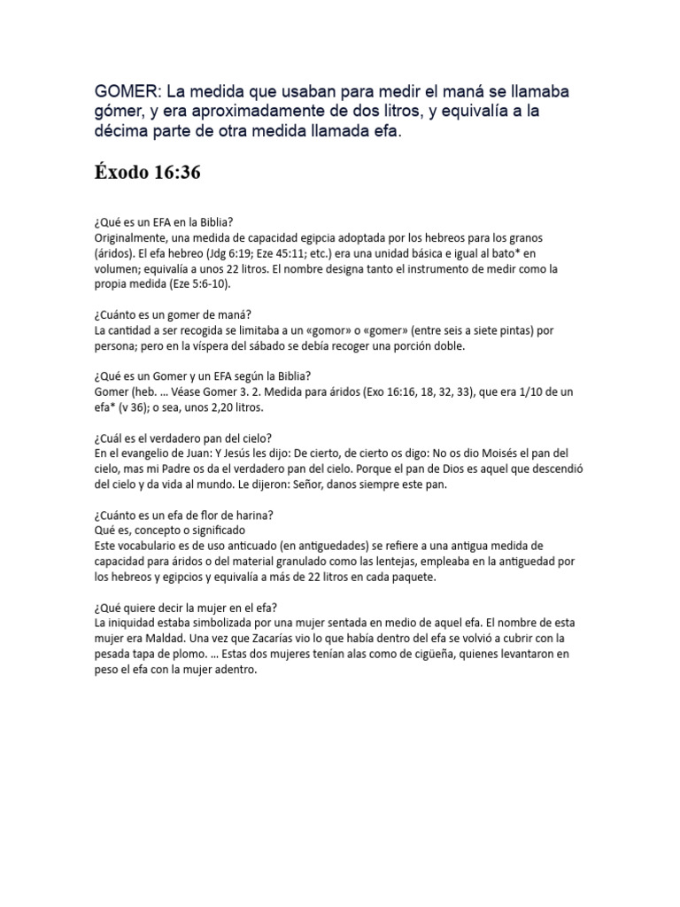 Gomer - Efa | PDF | Panes