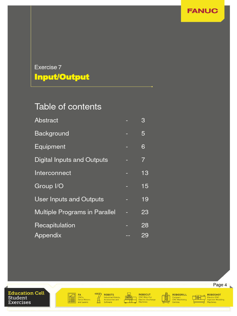 Fanuc Input Output Pdf Input Output Robot