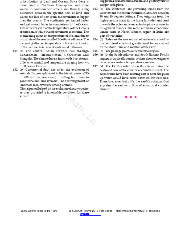 Geography Mcq2 | PDF