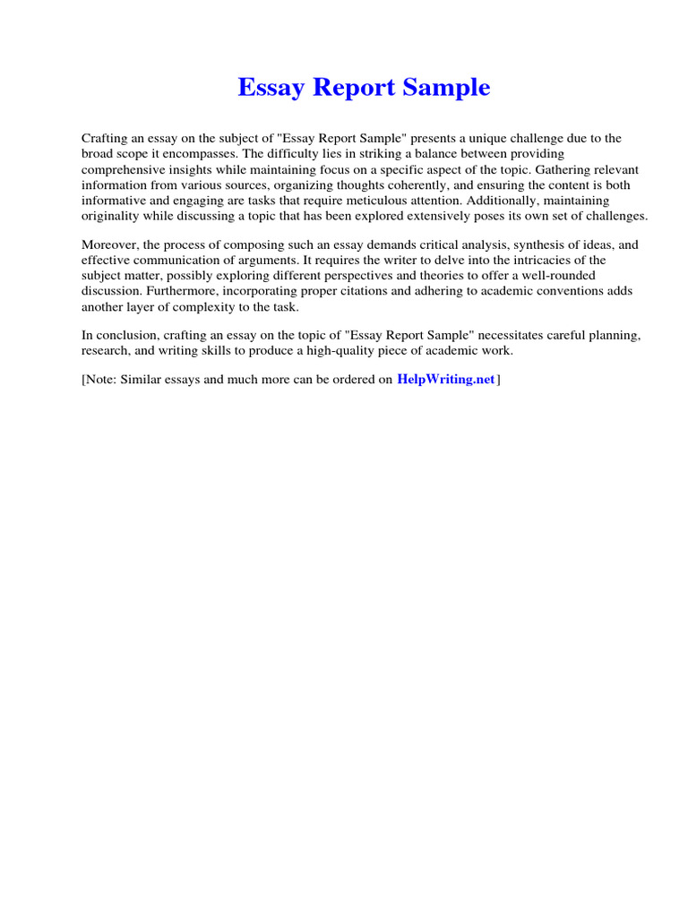 Essay Report Sample | Download Free PDF | Jesus | Florence Nightingale