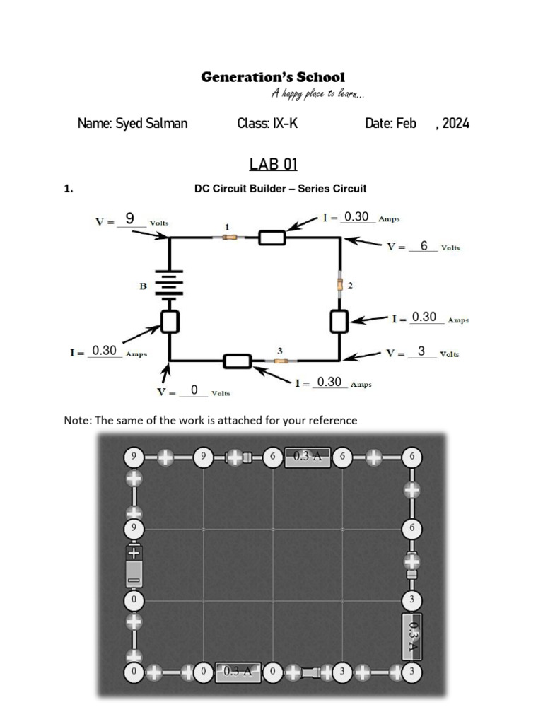 LAB Worksheet For Electricity For Physics O-Level | PDF | Voltage ...