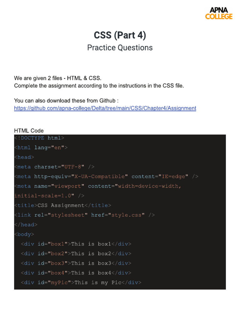 CSS Part4 (QS) | PDF