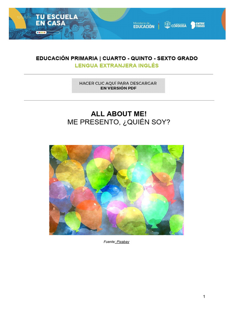 All About Me PDF COMPLETO | PDF | Escritura | Lingüística