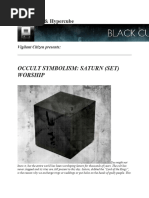 Saturn's Black Cube Symbolism Explained | PDF | Mythology