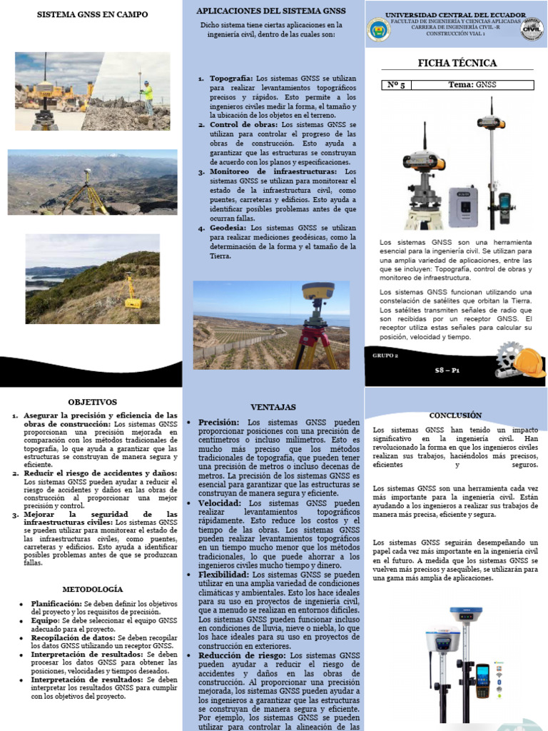 Ficha Técnica GNSS | PDF