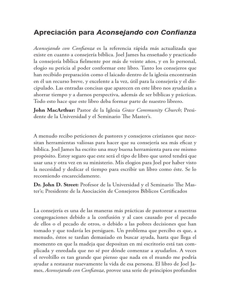 Muestras Gratis - Aconsejando Con Confianza | PDF | Cristo (título) | Jesús