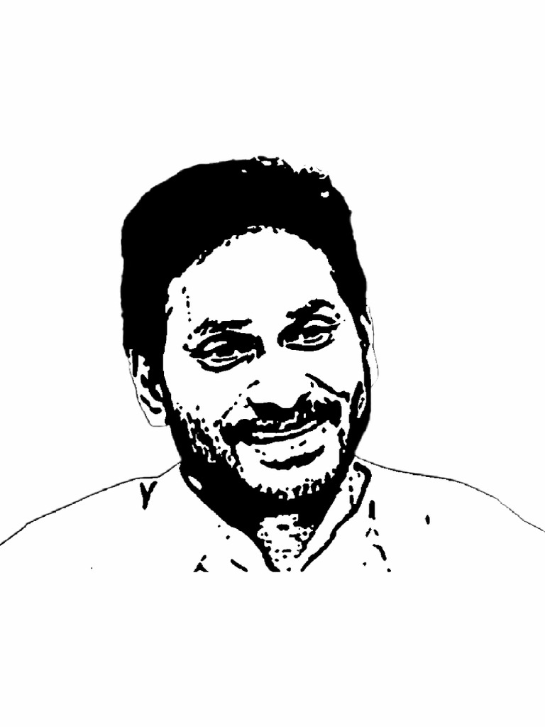 CM Jagan Line Art | PDF