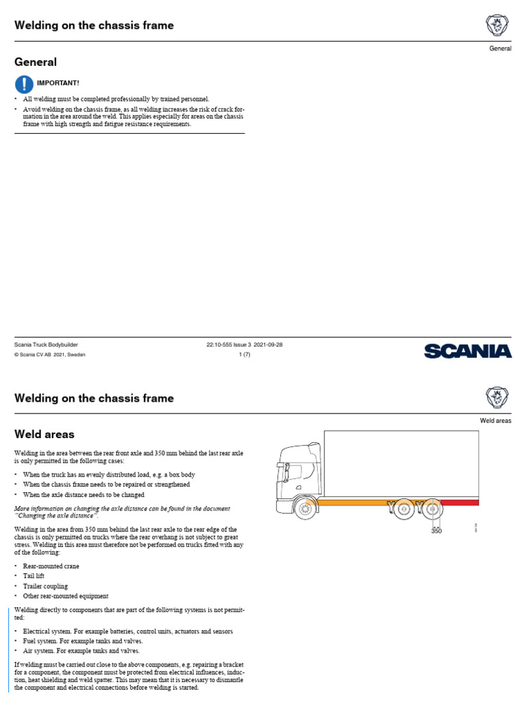 Welding On The Chassis Frame | PDF | Construction | Welding