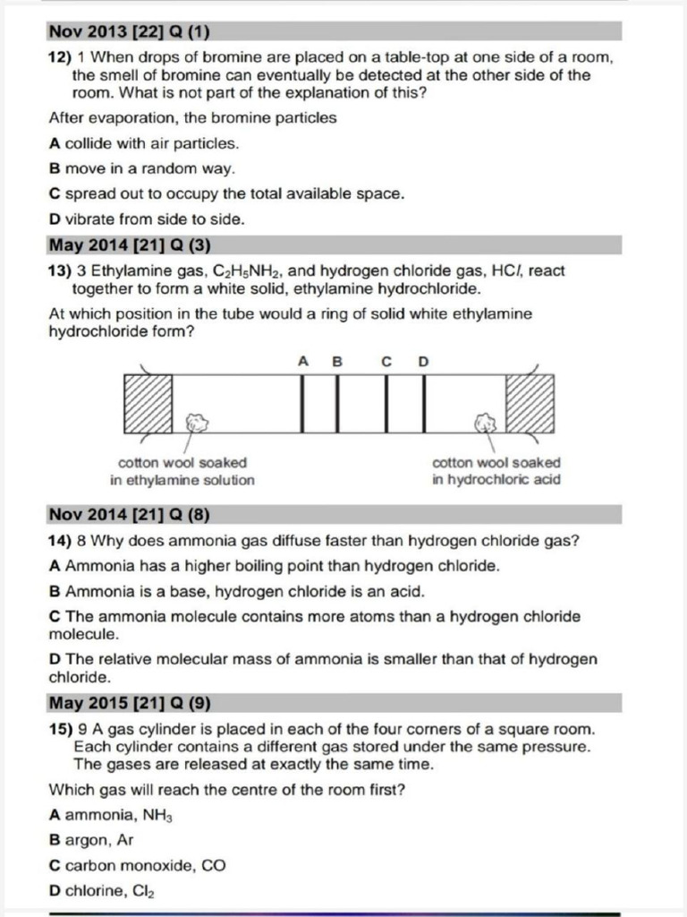 Chemistry Test 3 | PDF
