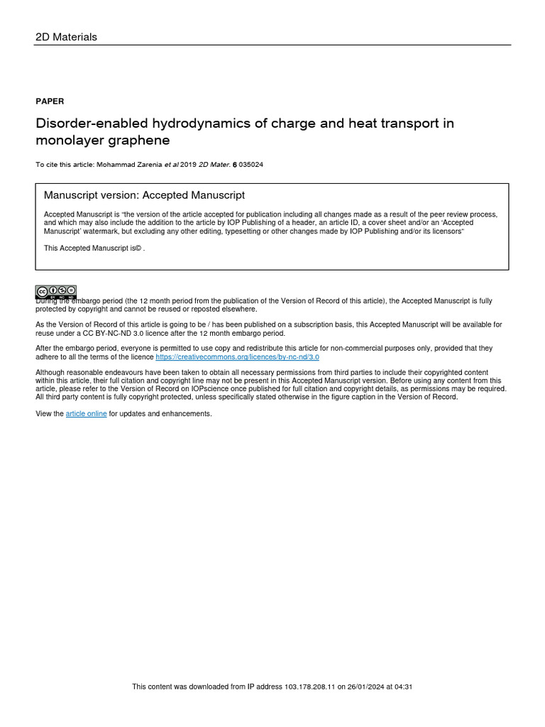 Disorder-Enabled Hydrodynamics of Charge and Heat Transport in ...