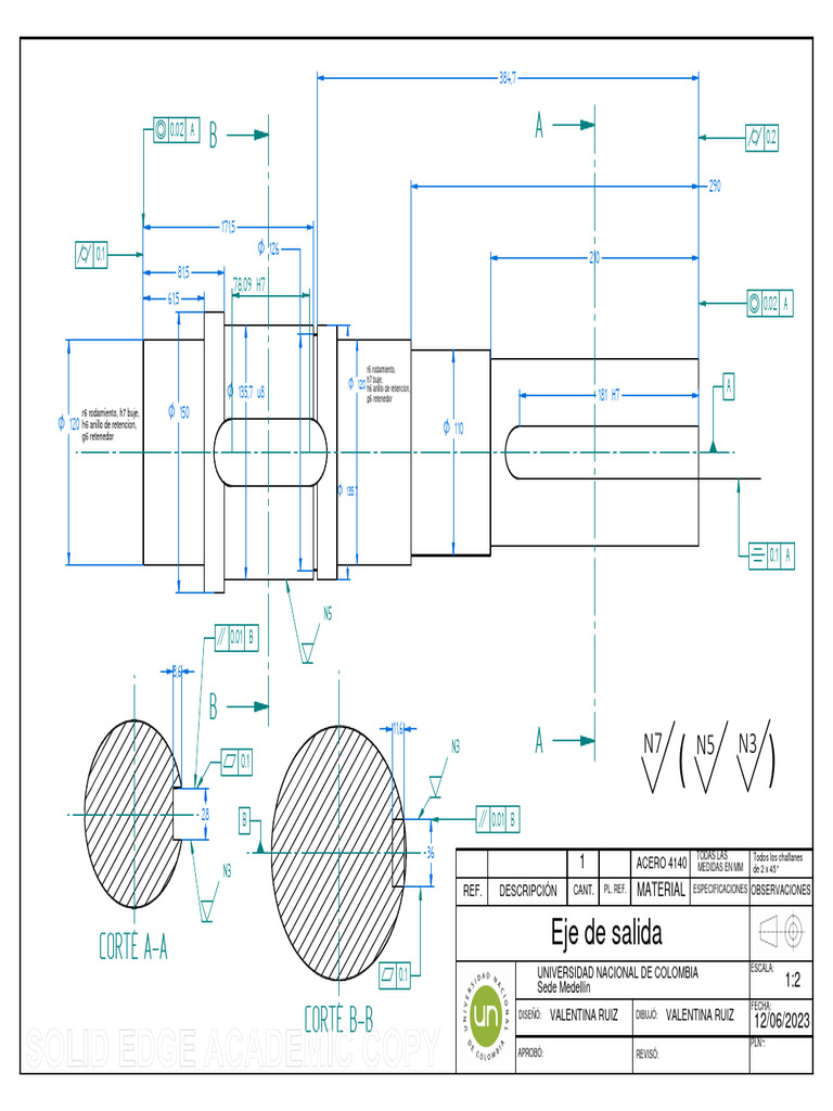 Plano Eje 4 | PDF