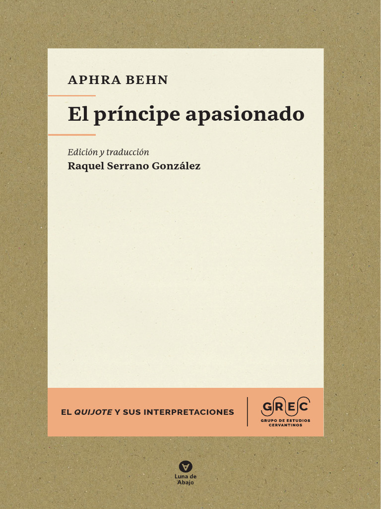 Aphra Behn - El Príncipe Apasionado | PDF | Aphra Behn | Don Quijote