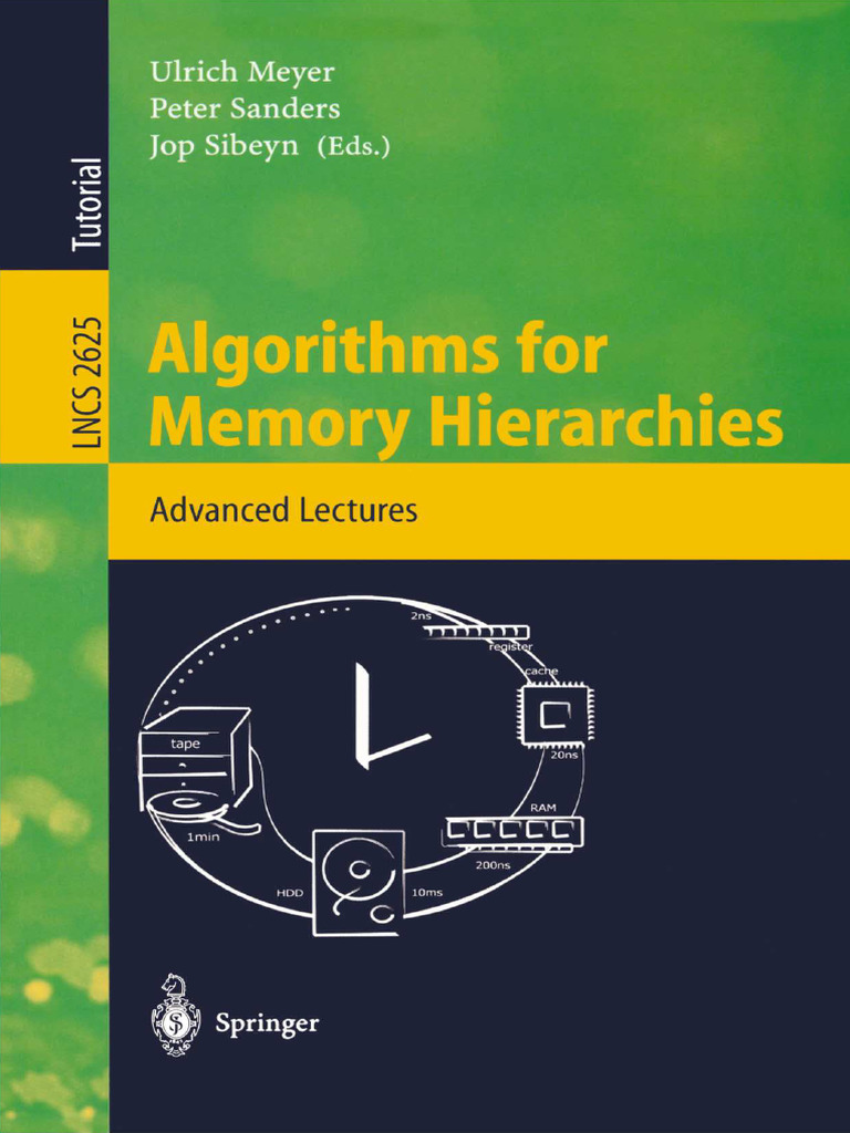 Algorithms For Memory Hierarchies | PDF | Cpu Cache | Random Access Memory Algorithms For Memory Hierarchies | PDF | Cpu Cache | Random Access Memory