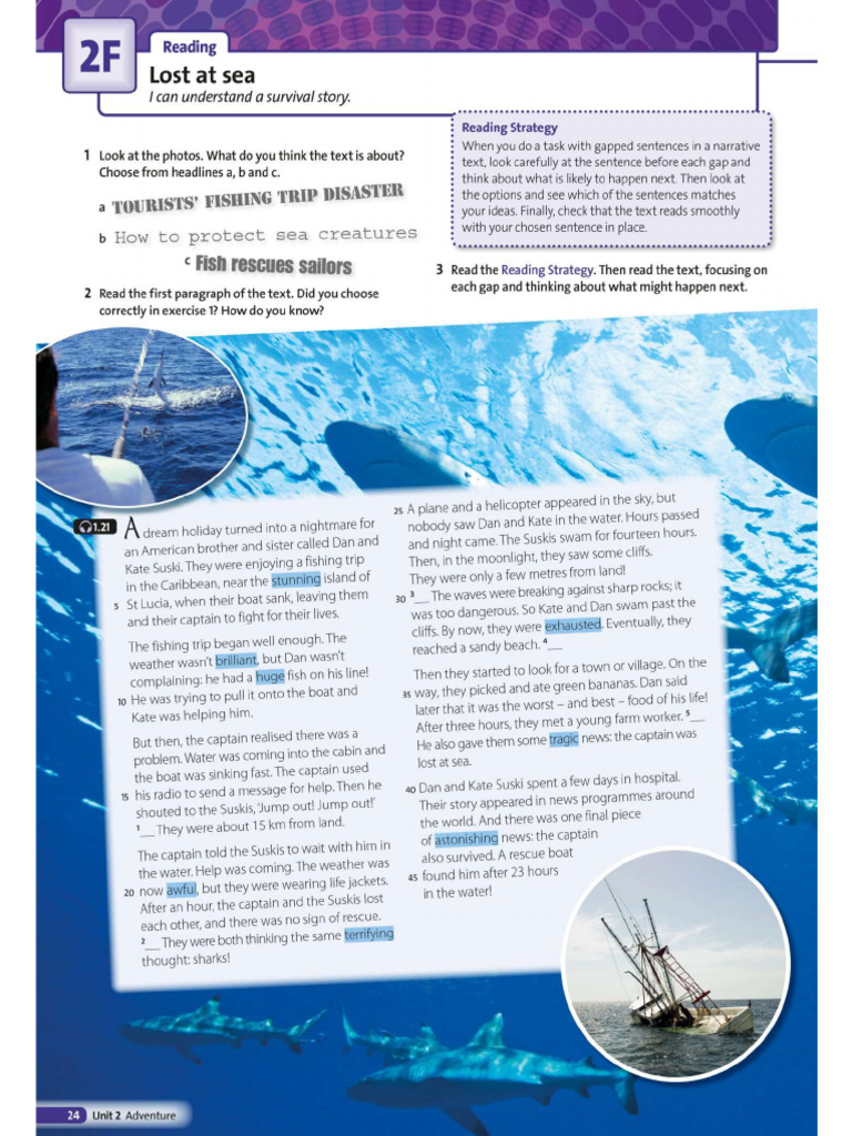 Lost at Sea - Ngân HW | PDF