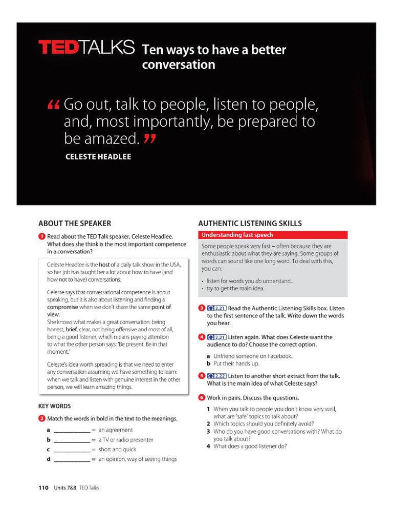 Better Conversation - Presentation Skills | PDF