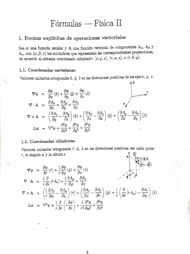 Fisica 2 Fórmulas | PDF | Resistencia Eléctrica y Conductancia ...