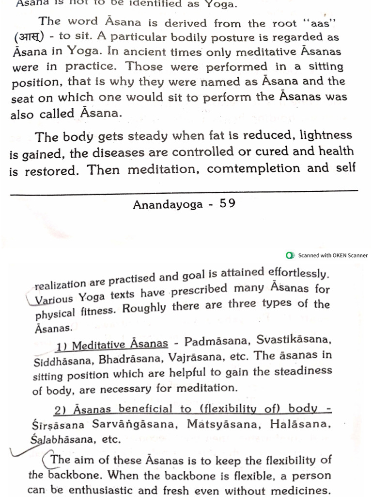 Asanas | PDF
