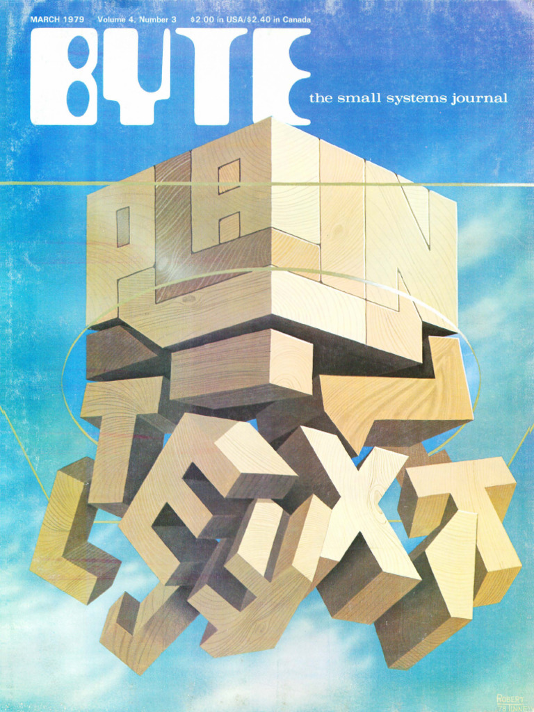 1979 03 BYTE 04-03 Plain Text | PDF | Floppy Disk | Random Access Memory