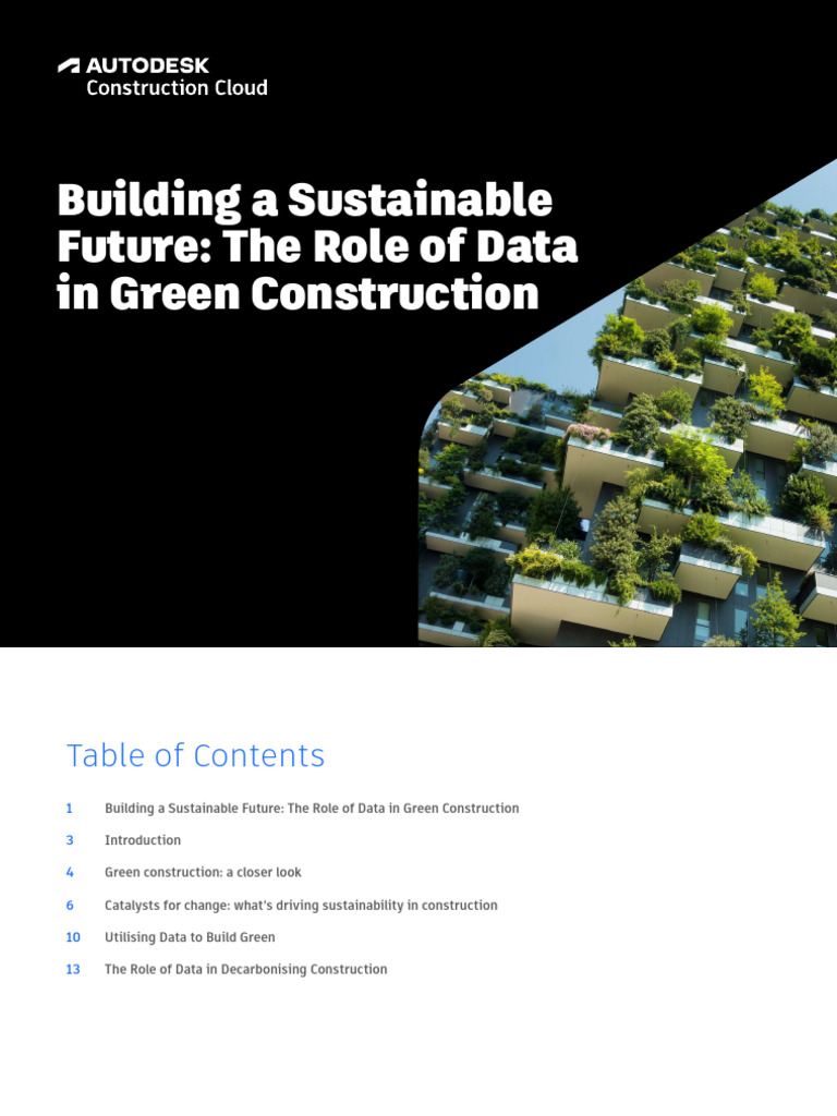 Data-Driven Green Construction Insights | PDF | Green Building ...
