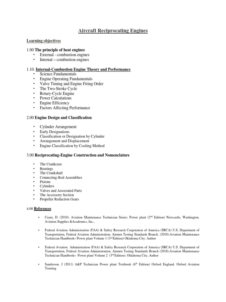 Piston Engines Notes Download Free Pdf Engines Internal