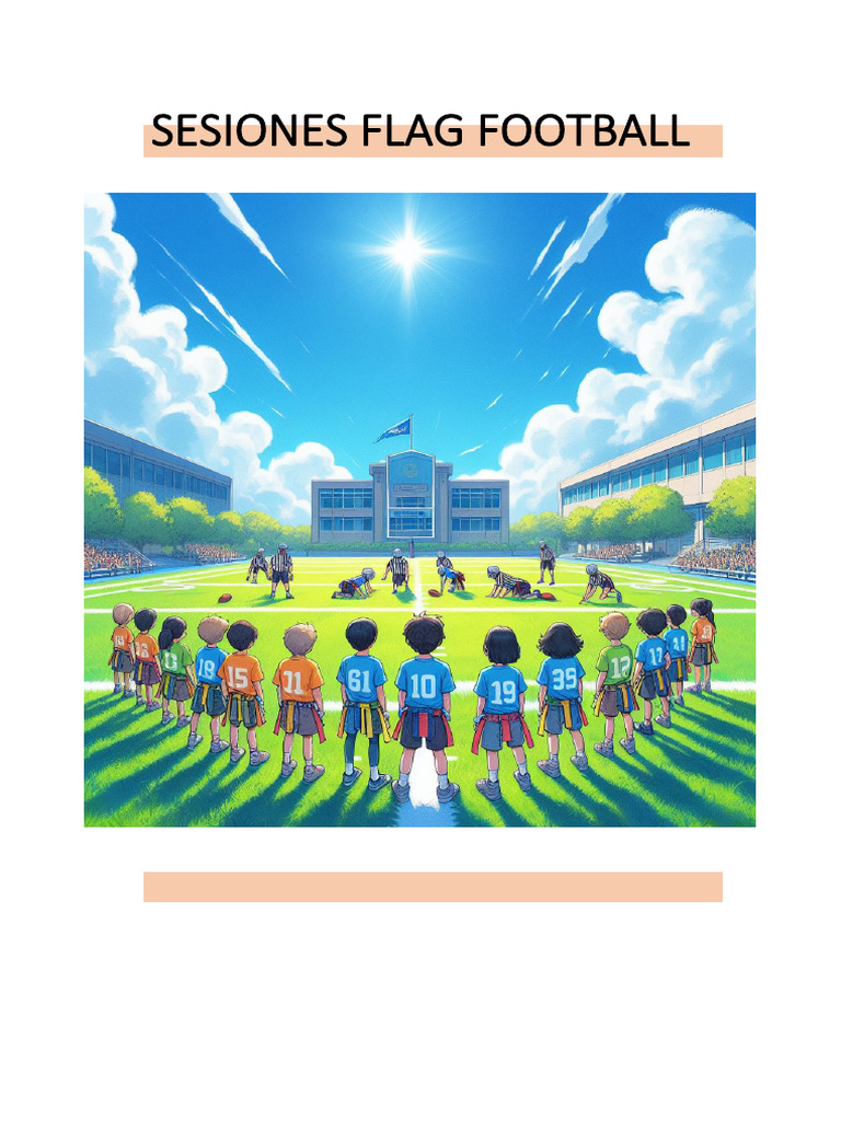 Sesiones de Entrenamiento en Flag Football | PDF | Asociación de Futbol ...