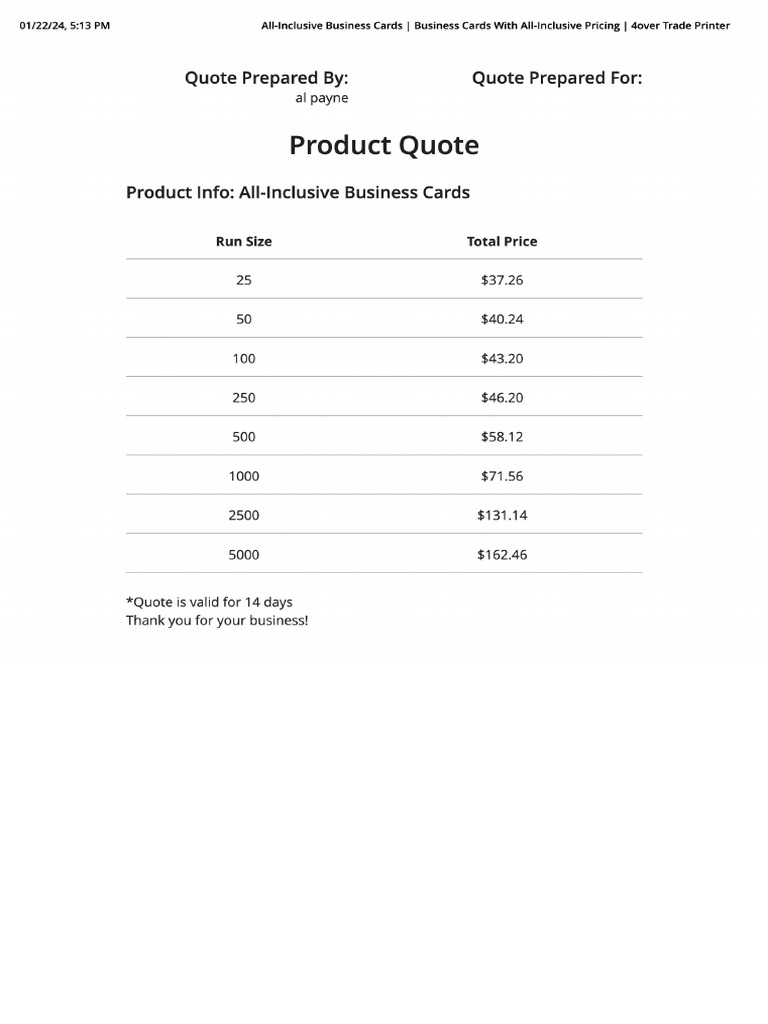 All-Inclusive Business Cards _ Business Cards With All-Inclusive ...