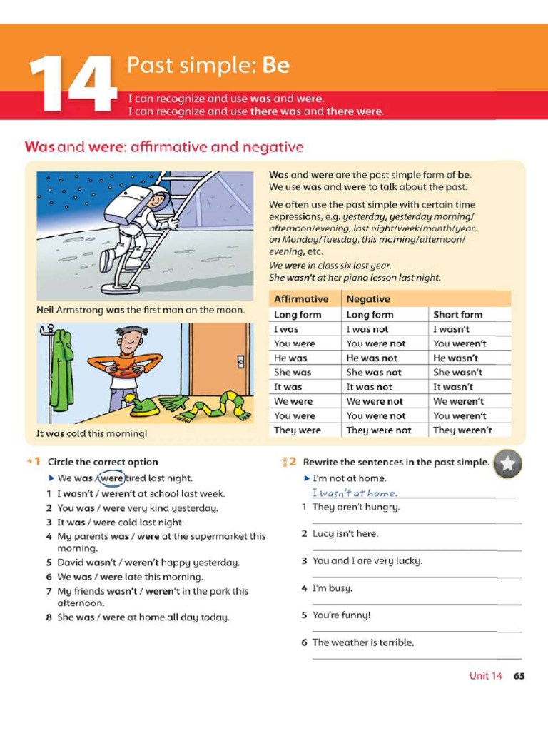 Past Simple Revision - Discover 3 | PDF